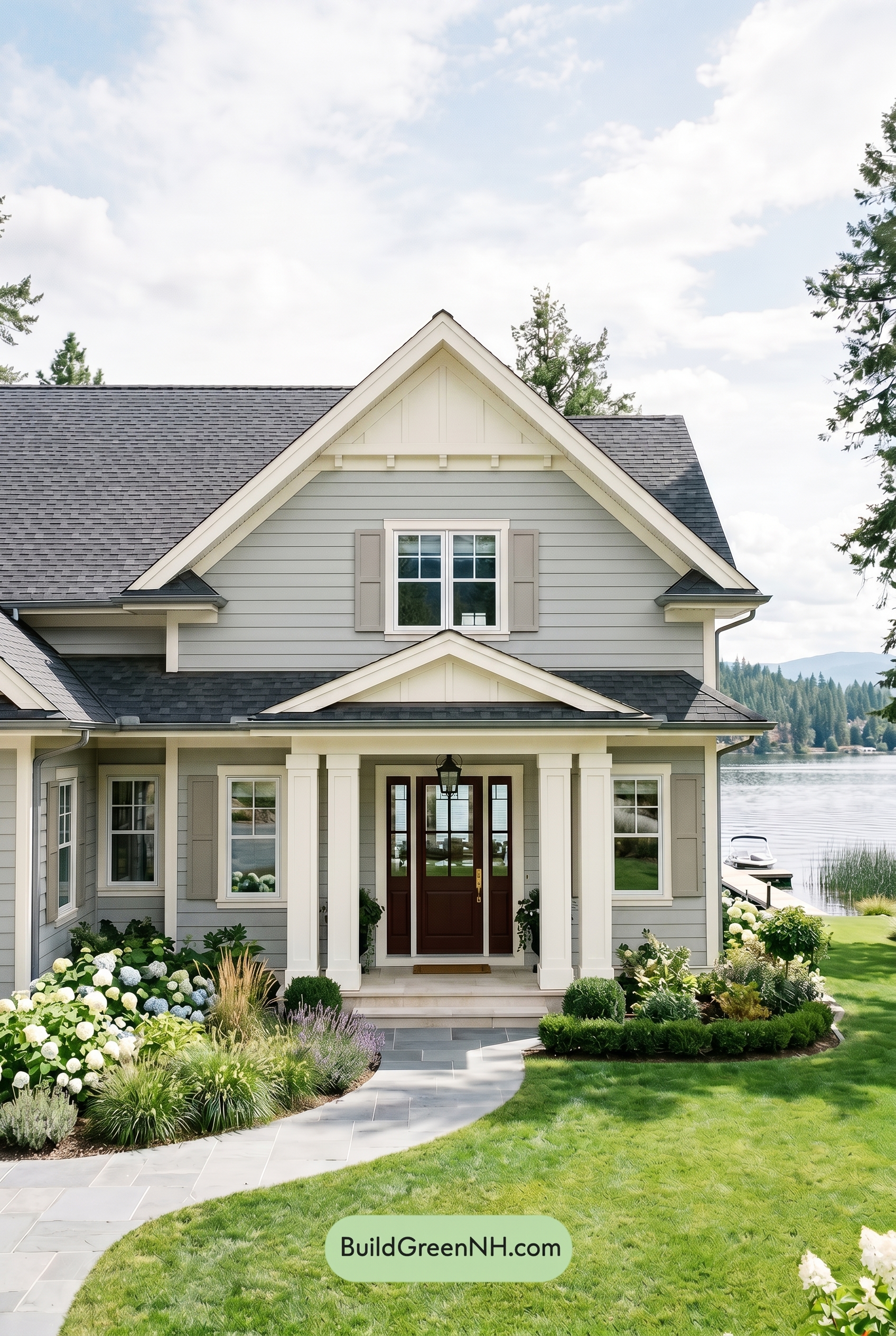 Light Grey Exterior Color Scheme: Smoke Gray Elegance