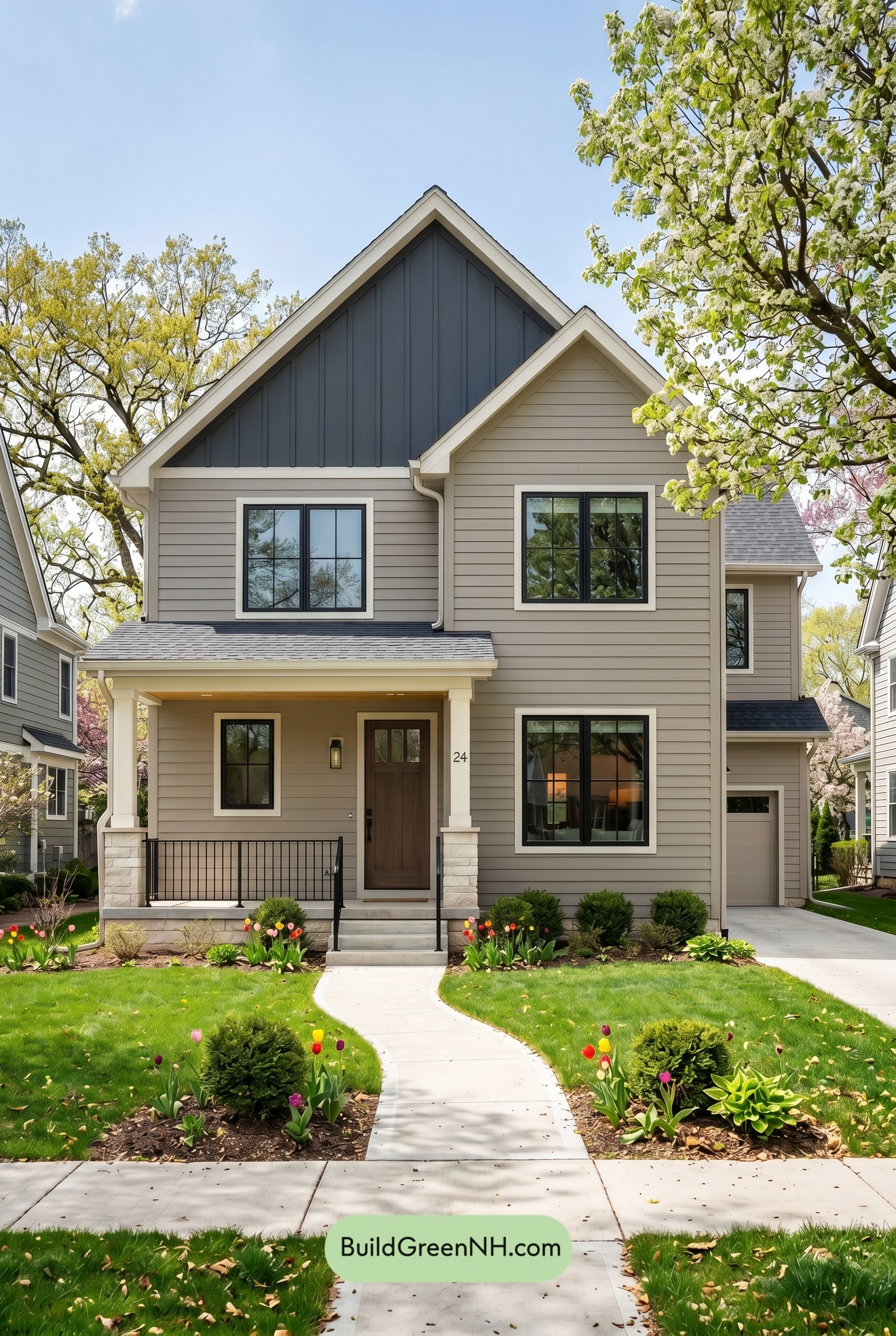 Neutral Small House Color Scheme: Soft Neutral Contrast
